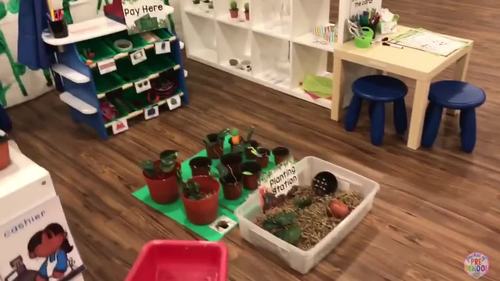Flower Shop and Garden Shop Dramatic Play by Pocket of Preschool