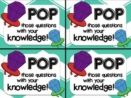 Ring Pop Testing Motivation Treat Tags by Highs and Lows of a Teacher