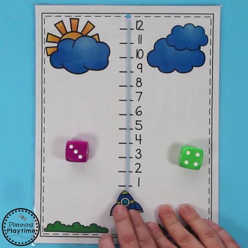 Addition Worksheets and Centers by Planning Playtime | TpT